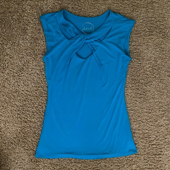 INC International Concepts | Tops | Inc Sleeveless Stretchy Turquoise ...
